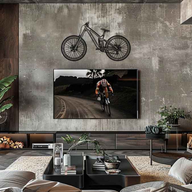 TWO15 HPC SLT Silhouette Metal Wall Art – BikeOutlines