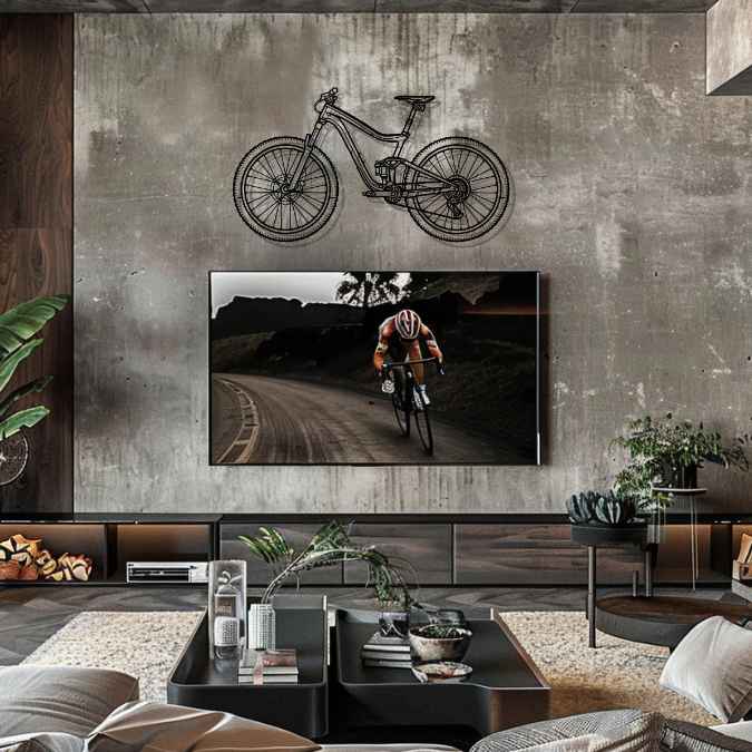 Trance Advanced Pro 29 Silhouette Metal Wall Art – BikeOutlines